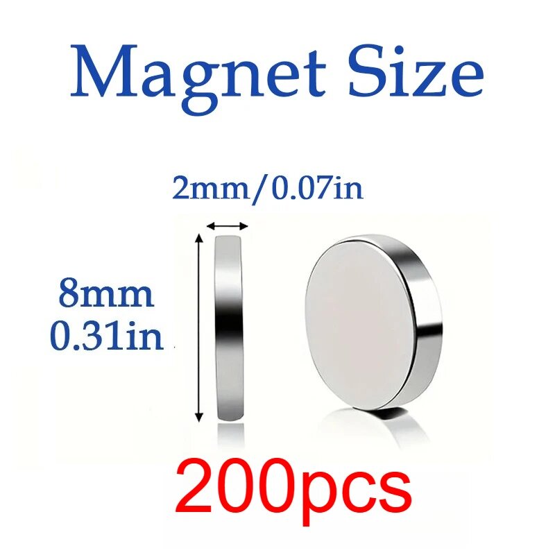 Магниты U-POLEMAG 3x3/4x3/8x2 мм