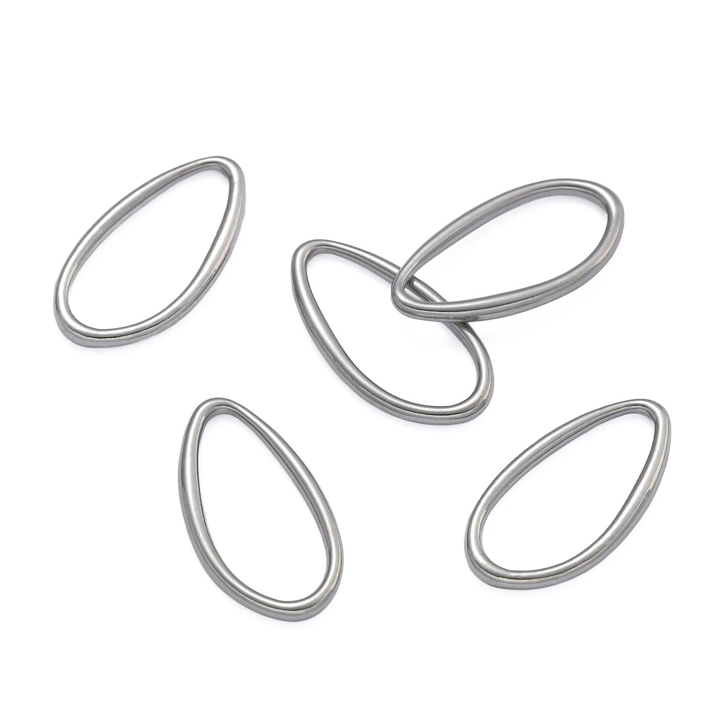 Соединители для ювелирных изделий St.kunkka, steel-L, 5 шт.