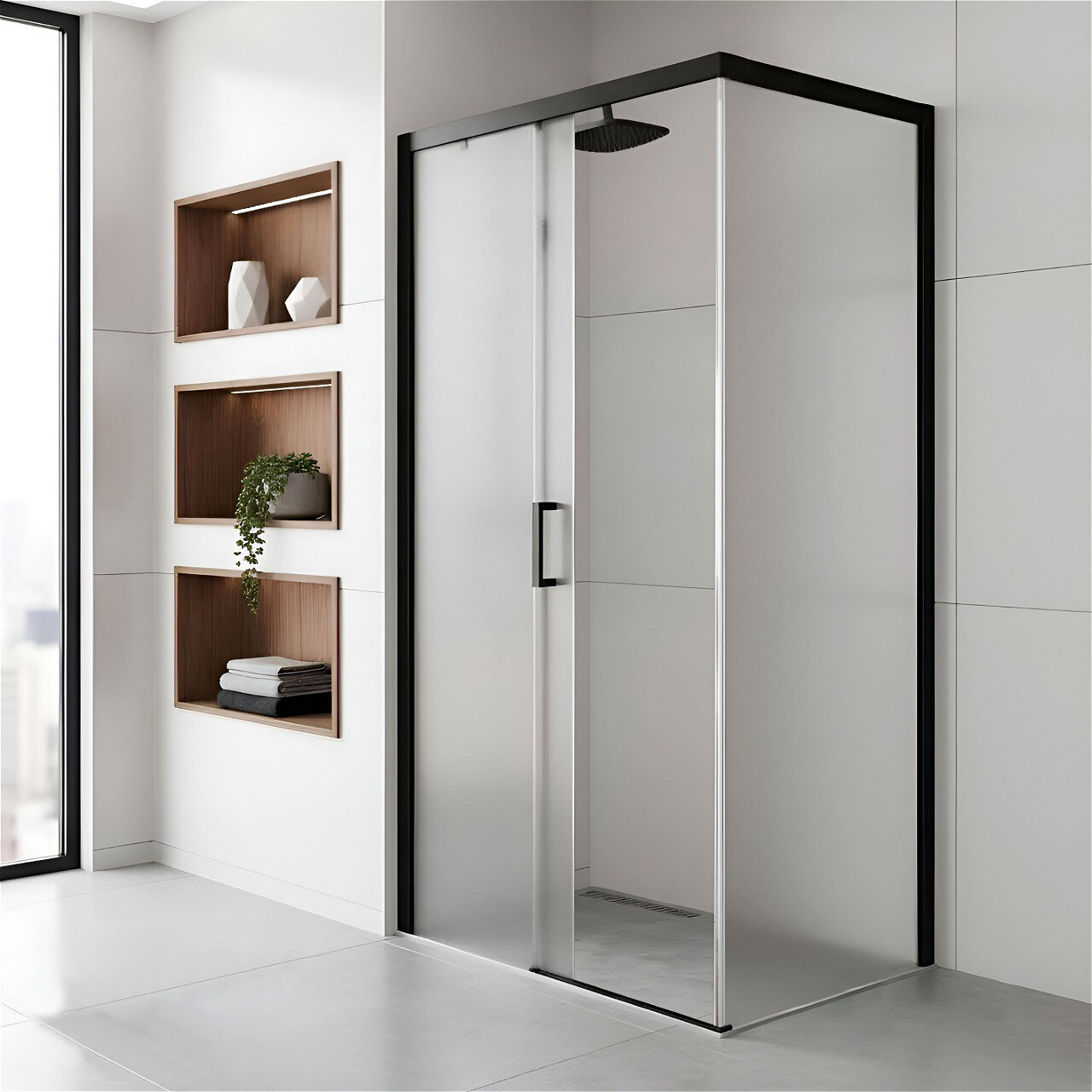 Душевой уголок Cerutti Vito 110BF 80х110 11507 левый