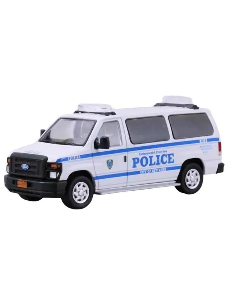 Машинка металлическая модель 596 1:64 Ford E-Series Van Environmental Bureau Car