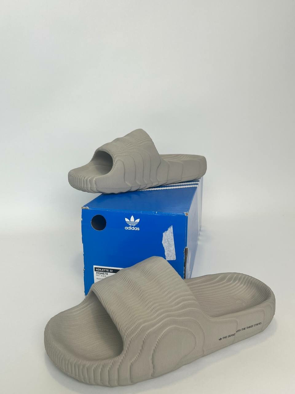 Шлёпанцы Adilette 22 Slides "Grey"