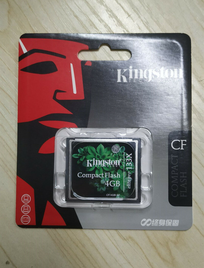Карта памяти Kingston CF 4G 133X, высокоскоростная карта памяти CF для фотокамер Canon 5D2, 7D, 40D, 50D