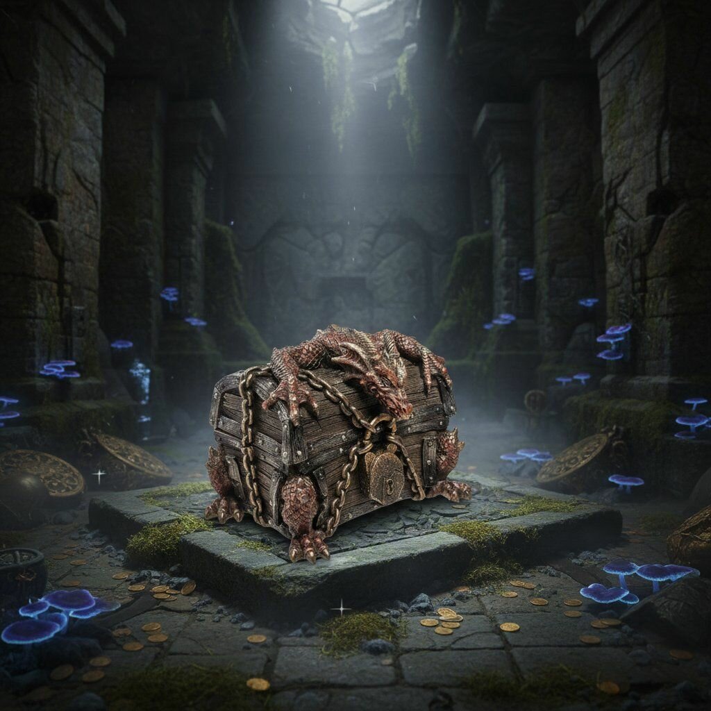 Шкатулка Дракон на сундуке A2098351