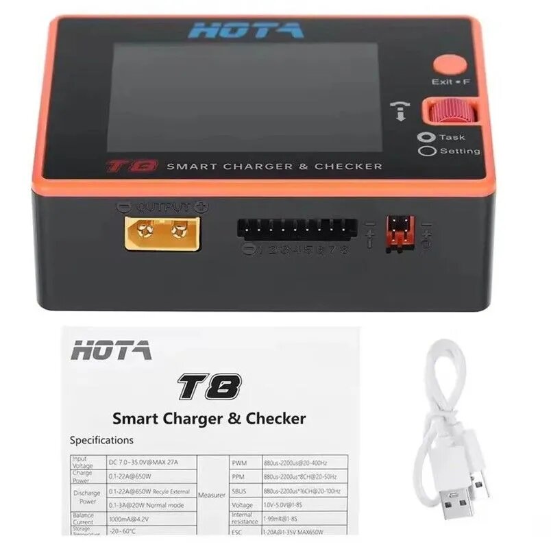 OA 8 Балансное зарядное устройство HOTA 1-8S 650W 22A для р/у моделей