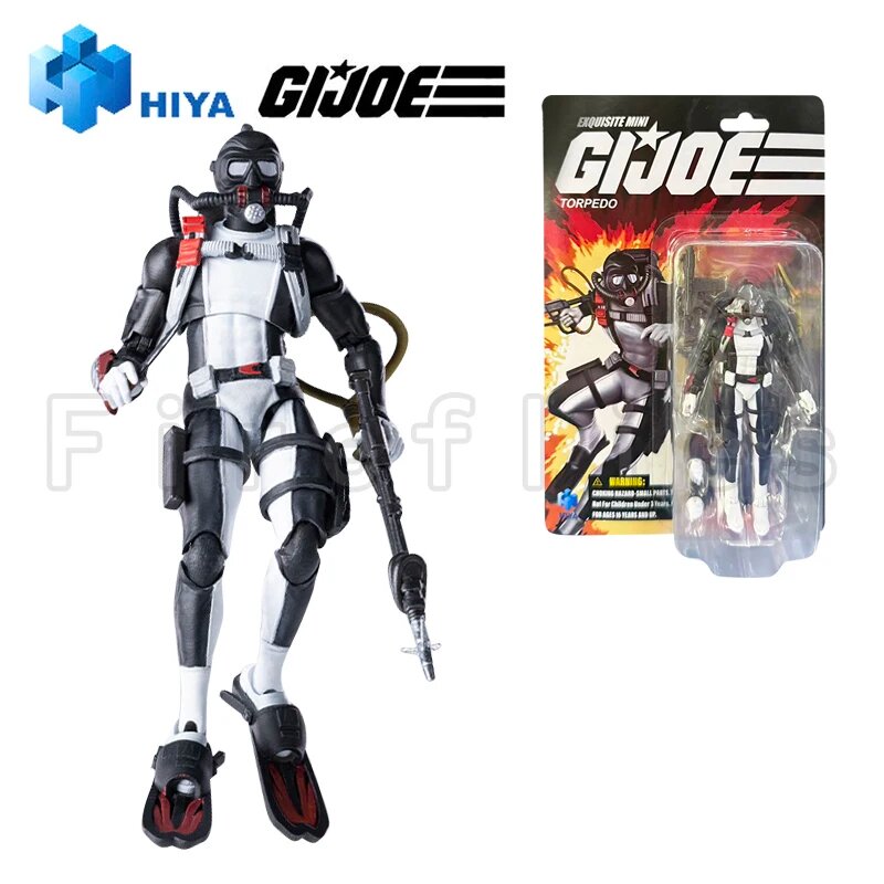 HIYA Exquisite Mini 4 дюйма Торпедо G.I. Joe фигурка