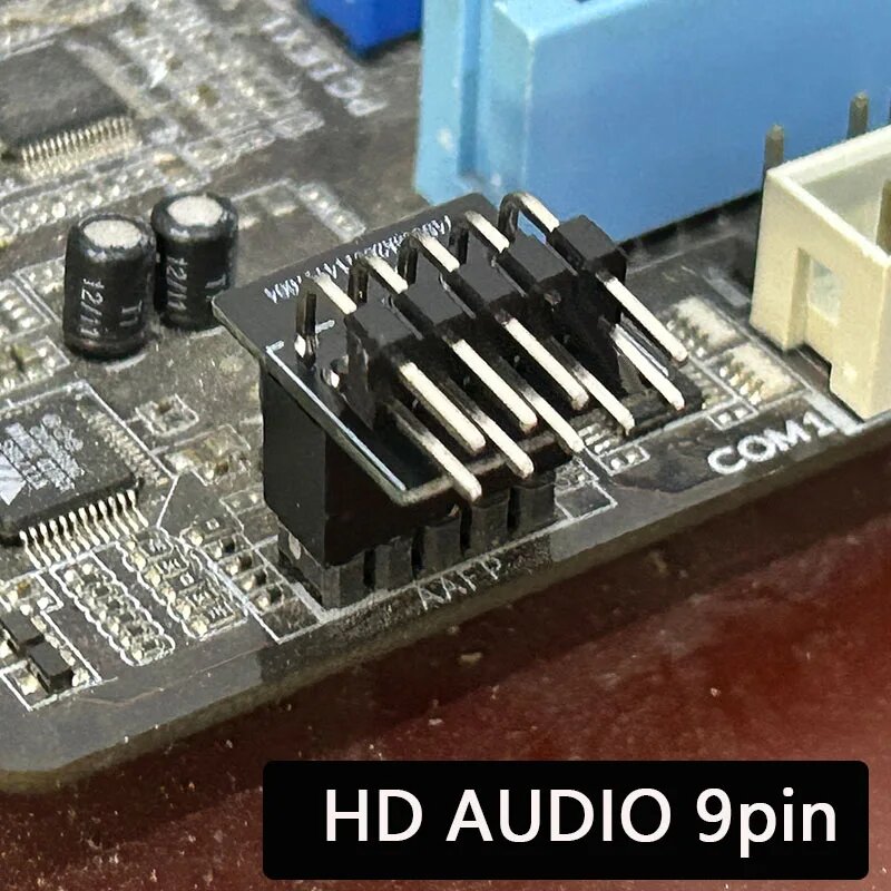 Переходник HD Audio 9pin (90 градусов)