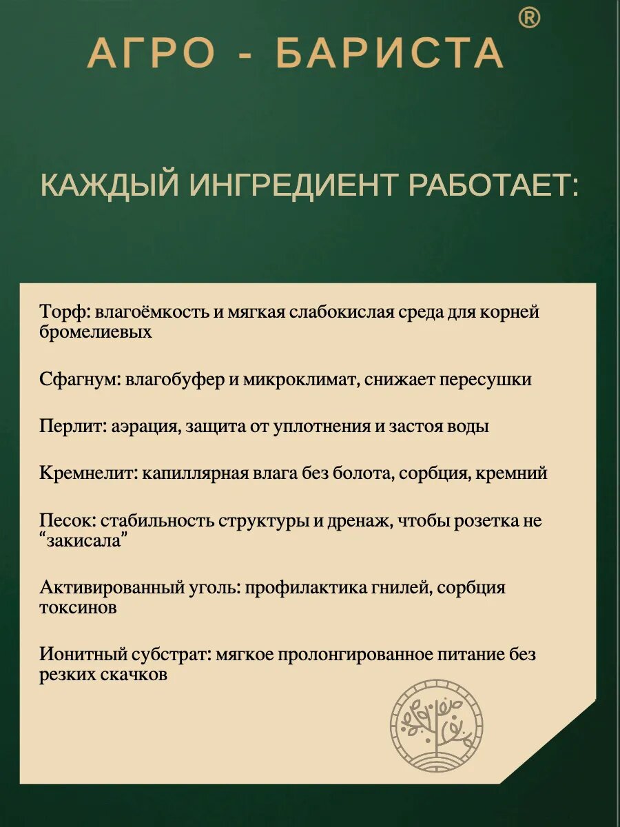 Готовый грунт для Криптантуса 3л, земля для пересадки Криптантуса по рецепту Агро-Бариста — фото 1