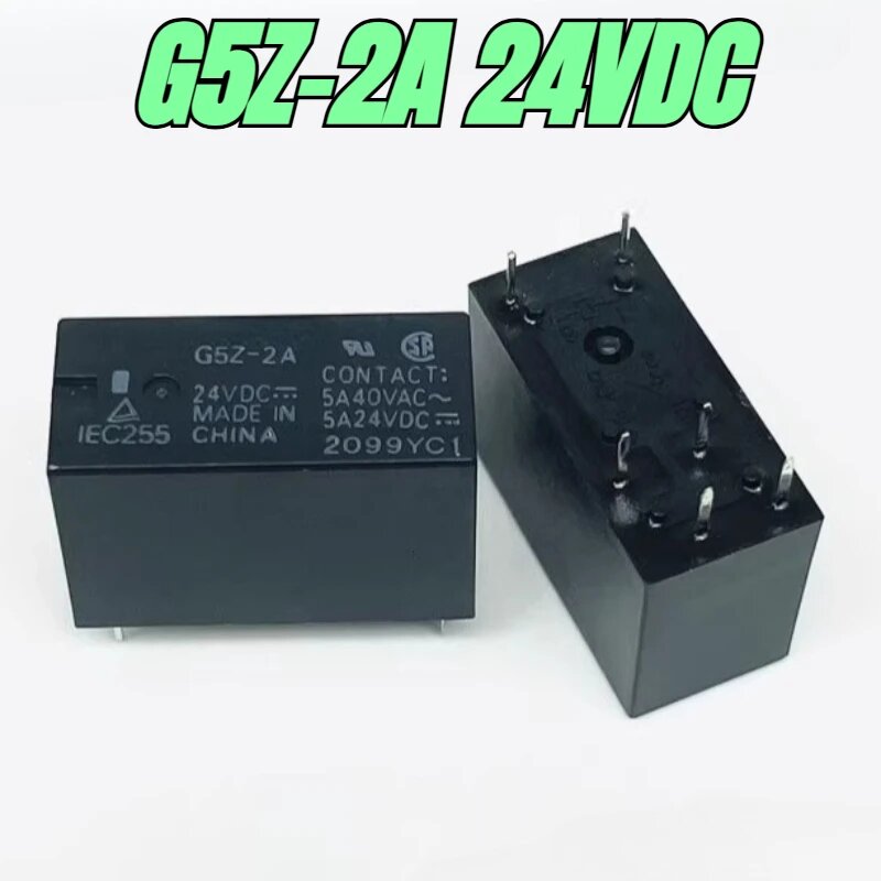 Реле G5Z-2A 24В 5А 6 контактов