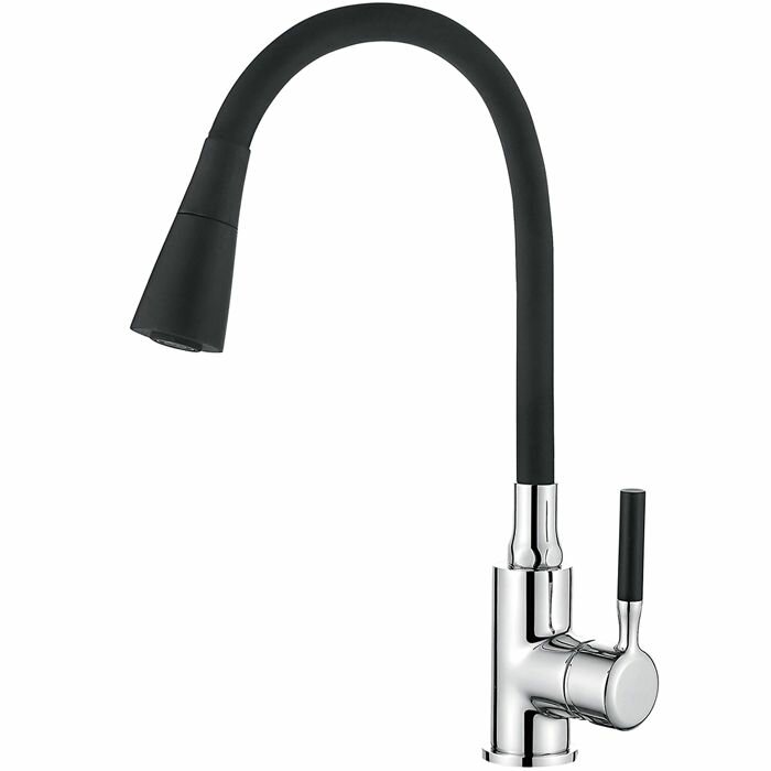 Смеситель для кухни с гибким изливом шлангом и душем Ledeme L4199-2