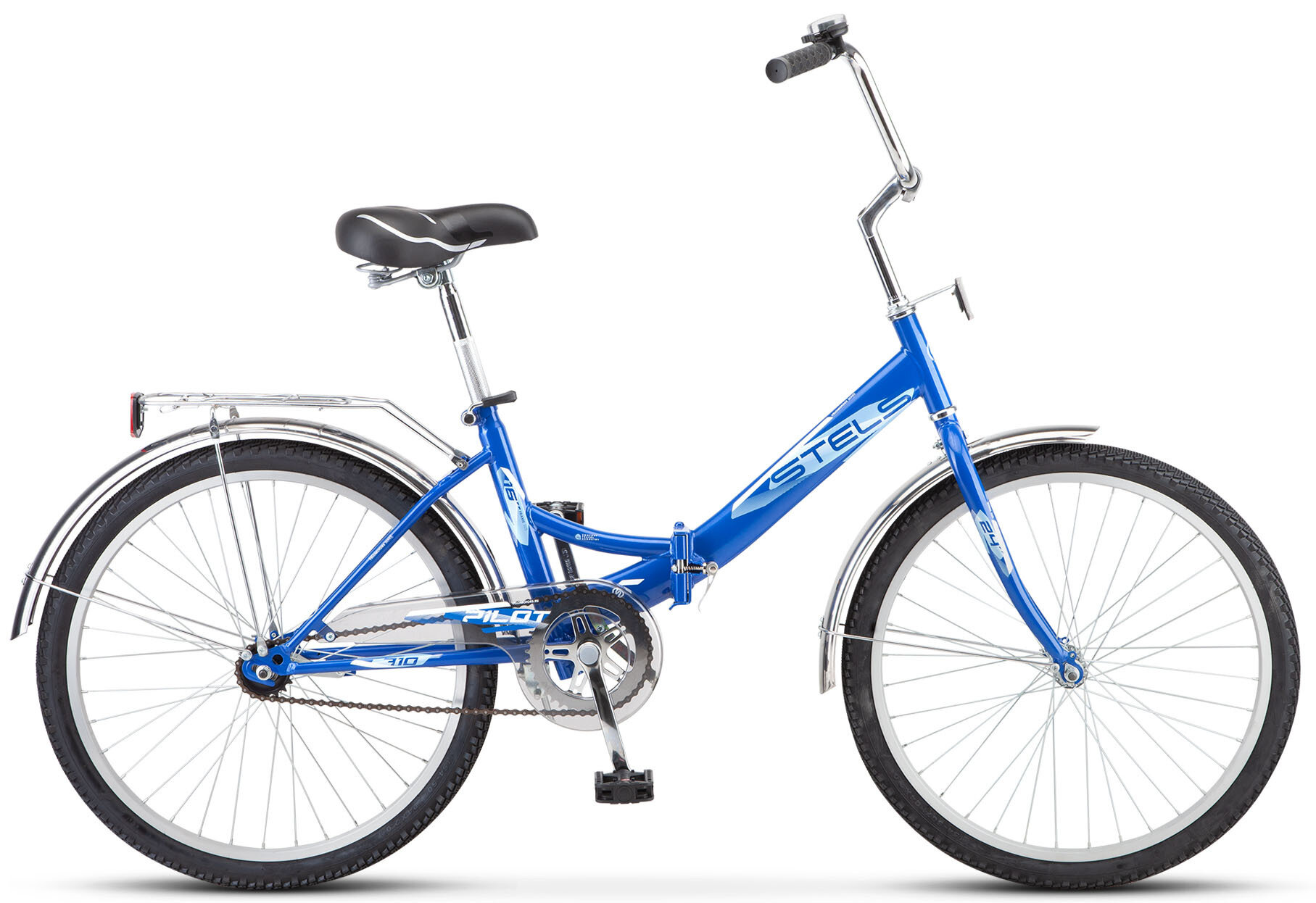 Складной велосипед Stels Pilot 710 C Z010 (2025) 24 Синий (140-185 см)