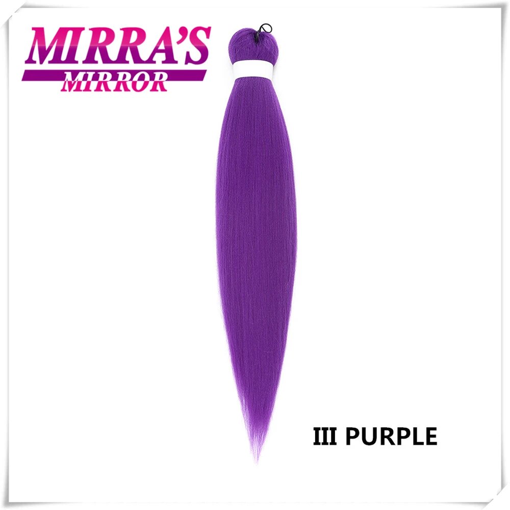 Синтетические косы Mirra's Mirror 26 дюймов, фиолетовый FR 3Purple