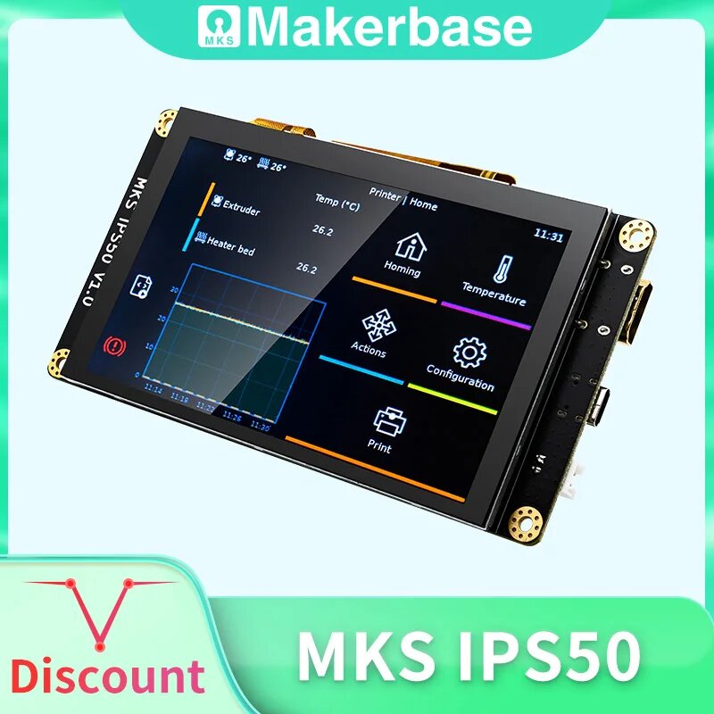Makerbase MKS IPS50 5-дюймовый емкостный экран