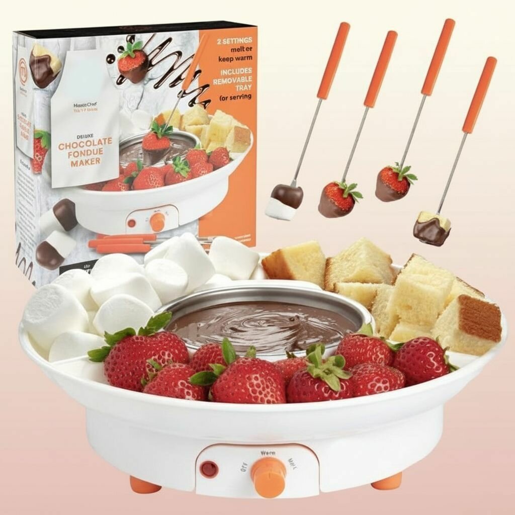Набор для фондю / фондюшница для сыра и шоколода