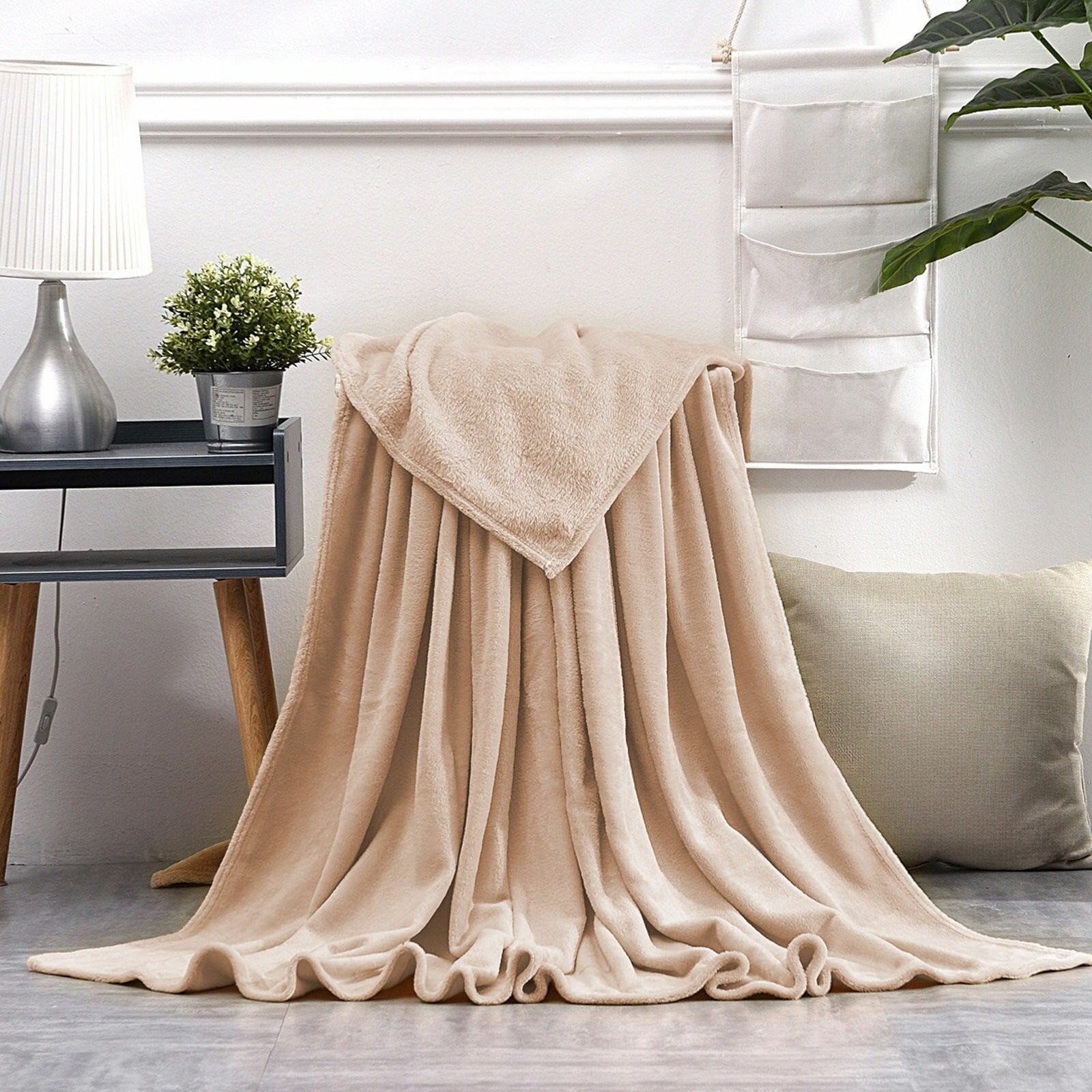 Iseuj Home Плед Плед , Пух, 150 см х 100 см