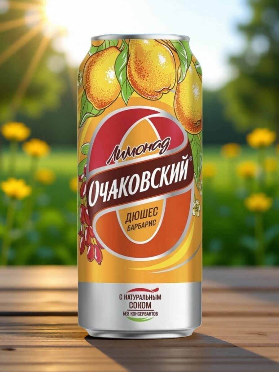 Лимонад Очаковский Дюшес Барбарис 450мл х 12 шт