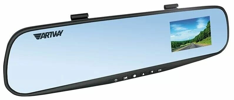 Видеорегистратор зеркало ARTWAY AV 610 HD 720p экран 2,4"