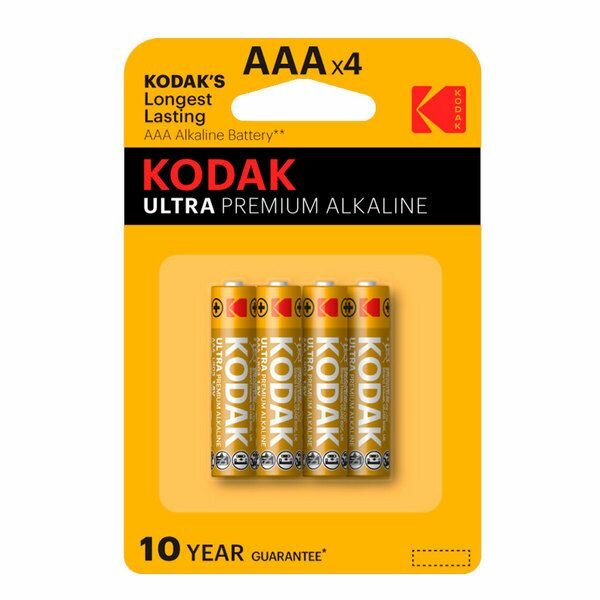 Батарейка AAA LR03 (Kodak) (4шт.) ULTRA PREMIUM