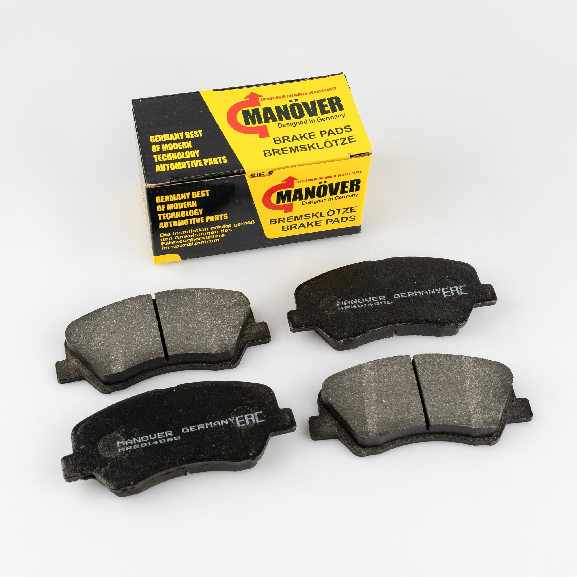 Колодки тормозные HYUNDAI Solaris, Accent, KIA Rio передние (4 шт.) (MANOVER)