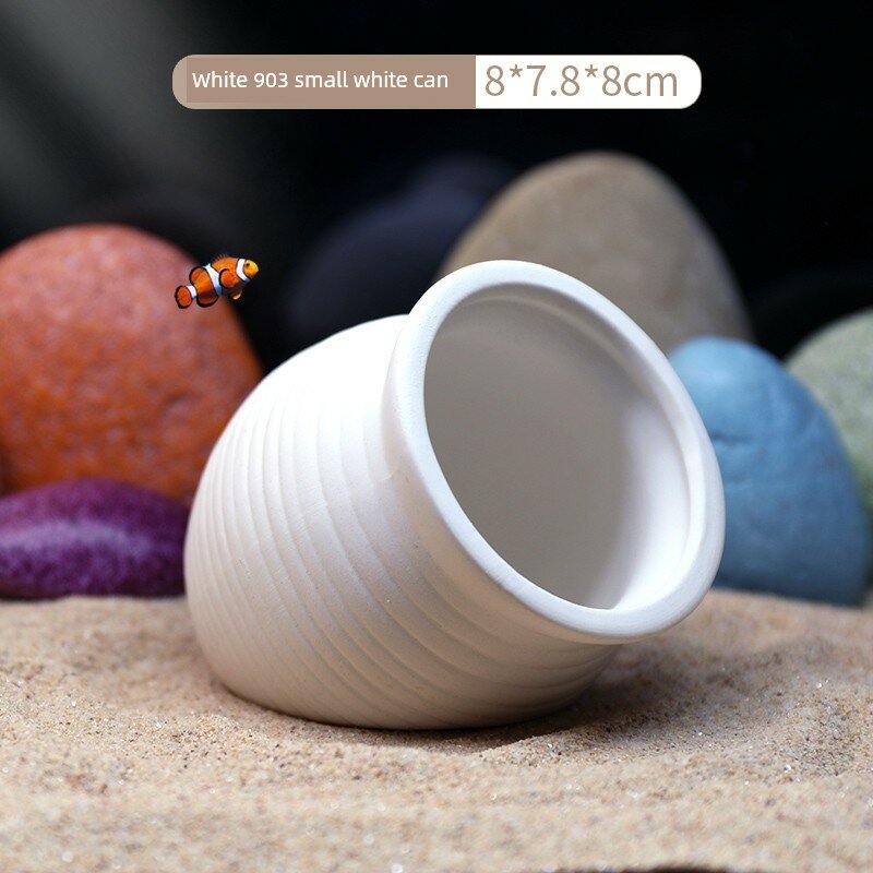 Керамическое укрытие для аквариума, домик для разведения креветок, гнездо для мелких рыб и креветок, маленькое