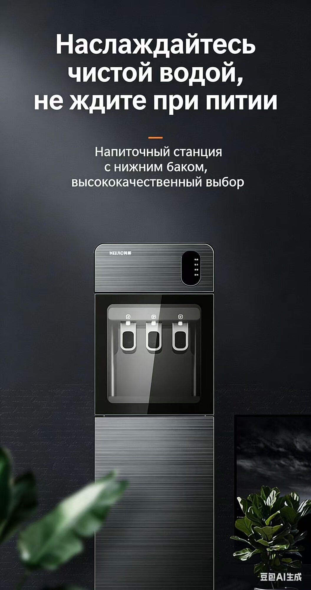 Кулер для воды с нагревом и охлаждением，Кулер для воды, вертикальный,