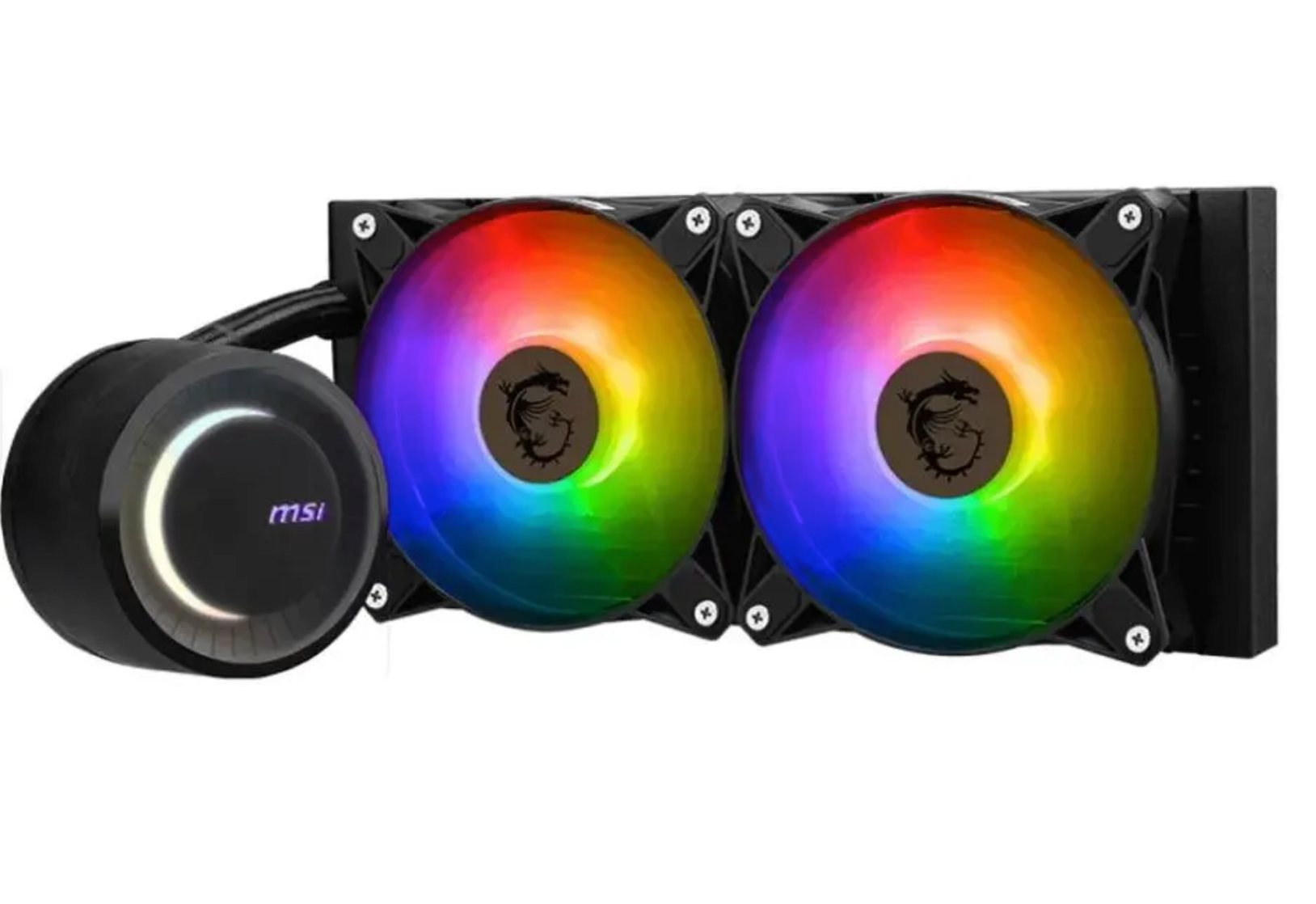 Система водяного охлаждения MSI Mag Coreliquid E240, 4-pin, ARGB, 120мм, черный