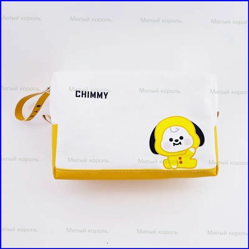 Пенал-косметичка канцелярский BTS BT21 KPOP, CHIMMY