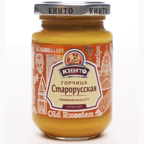 Горчица Кинто "Старорусская" острая 183 г