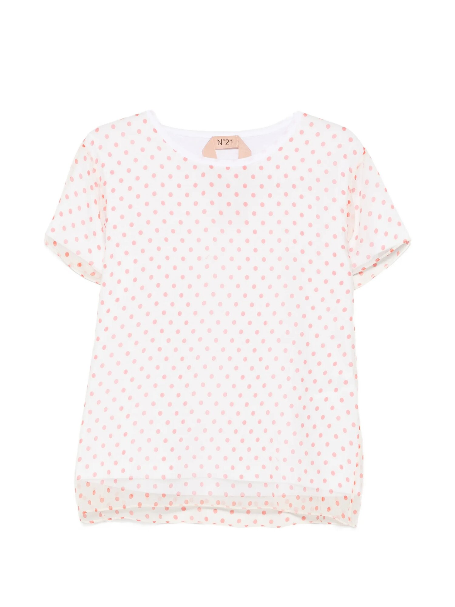 Футболка Polka-dot sheer T-shirt