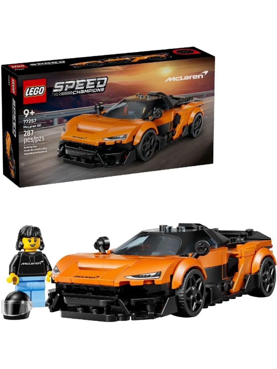 Конструктор LEGO Speed Champions "McLaren W1", 287 элементов, 9+ лет