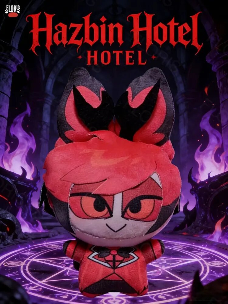 Мини-версия мягкой игрушки Вокс из Отеля Хазбин / Hazbin Hotel Vox