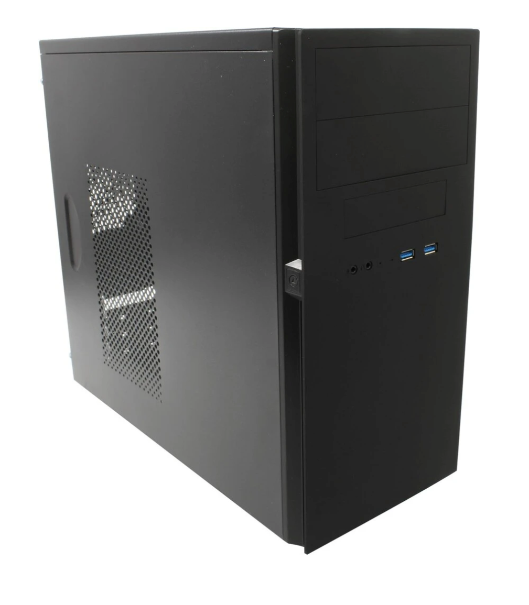 Корпус IN WIN miniITX ES725BK, Mini-Tower, 450Вт, черный, (6184448)