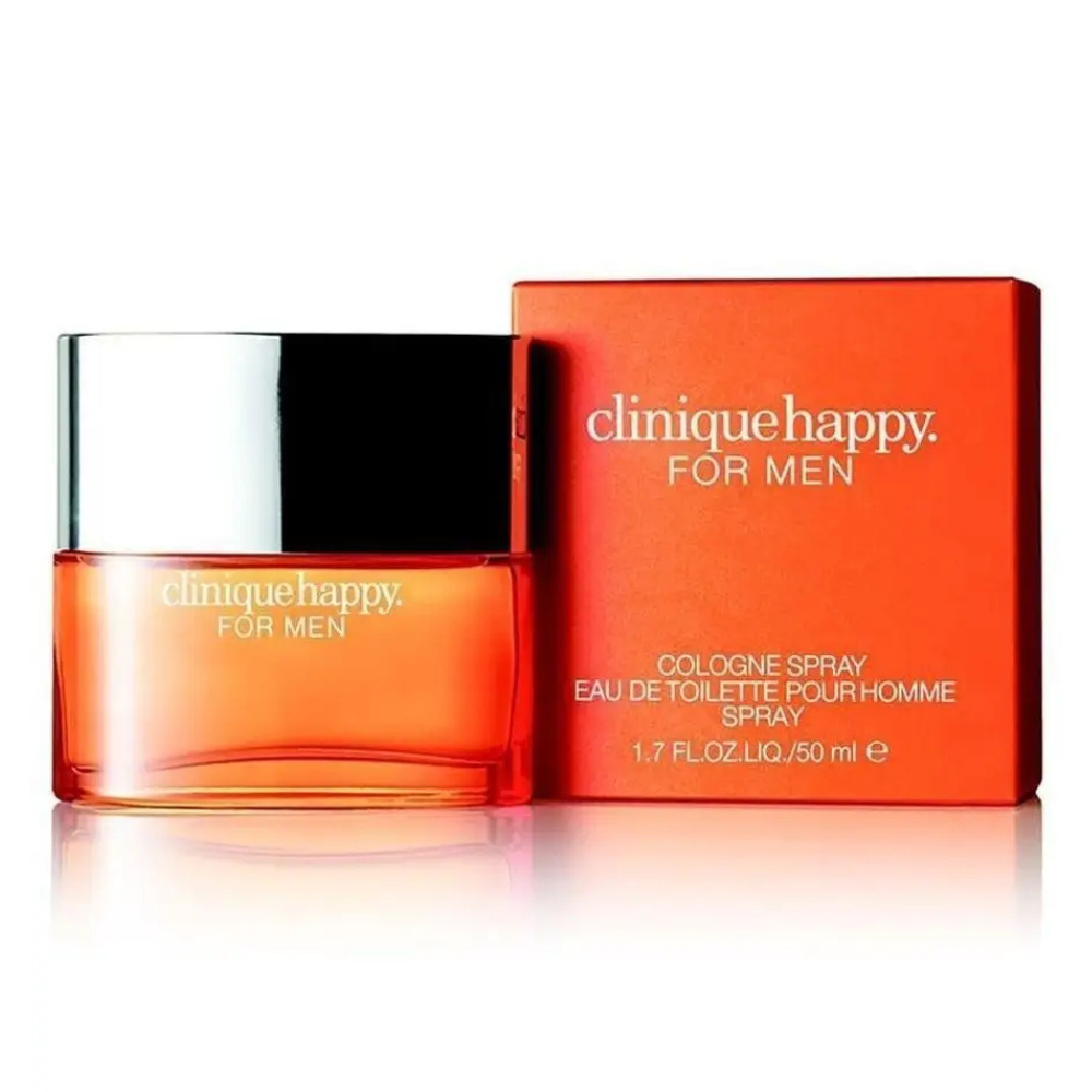Clinique Happy For Men 50 мл одеколон, мужские, цитрусовые, фужерные