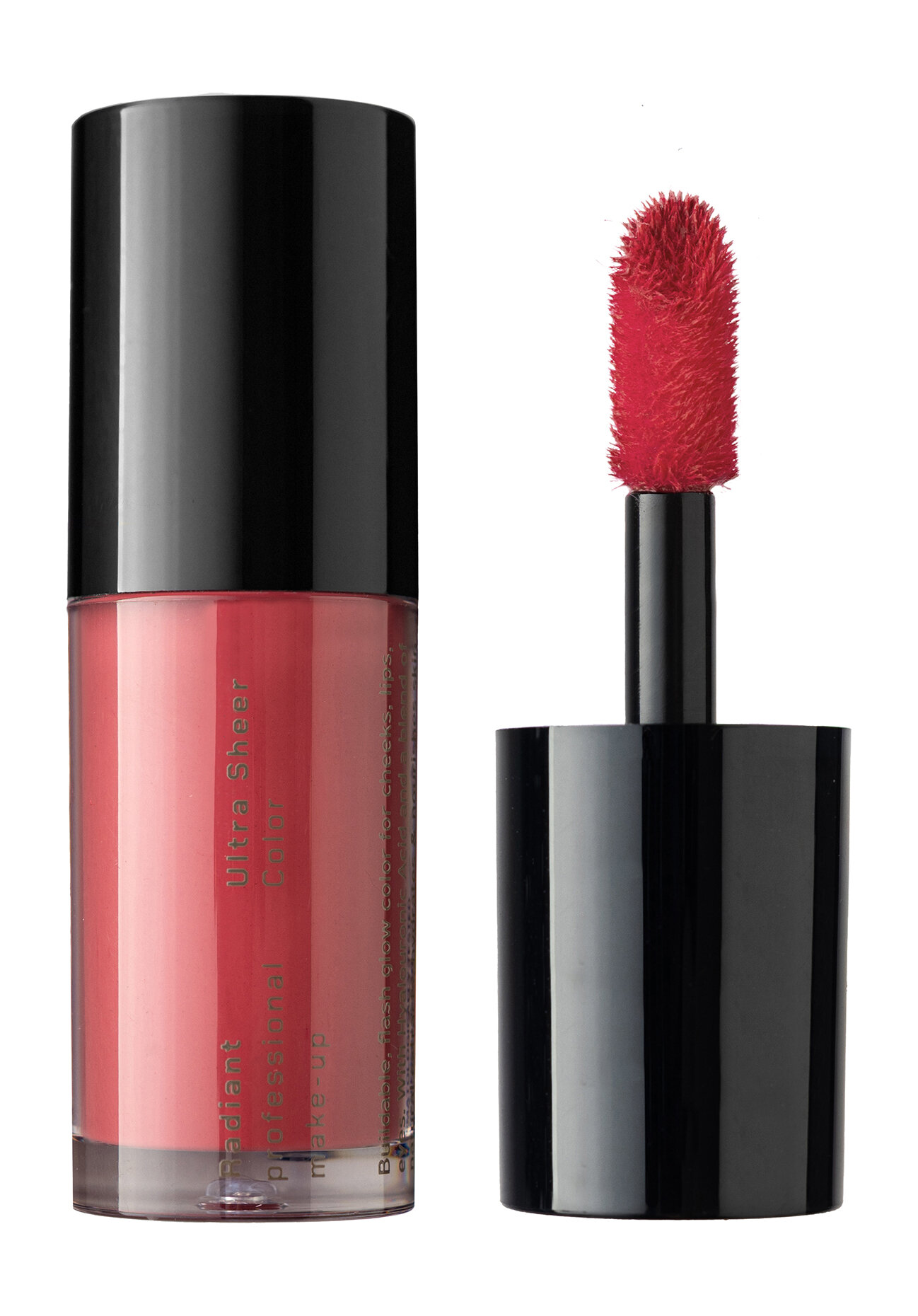 RADIANT PROFESSIONAL MAKE-UP Румяна 3 в 1 Ultra Sheer Color жидкие увлажняющие, 8 мл, 4 Редис