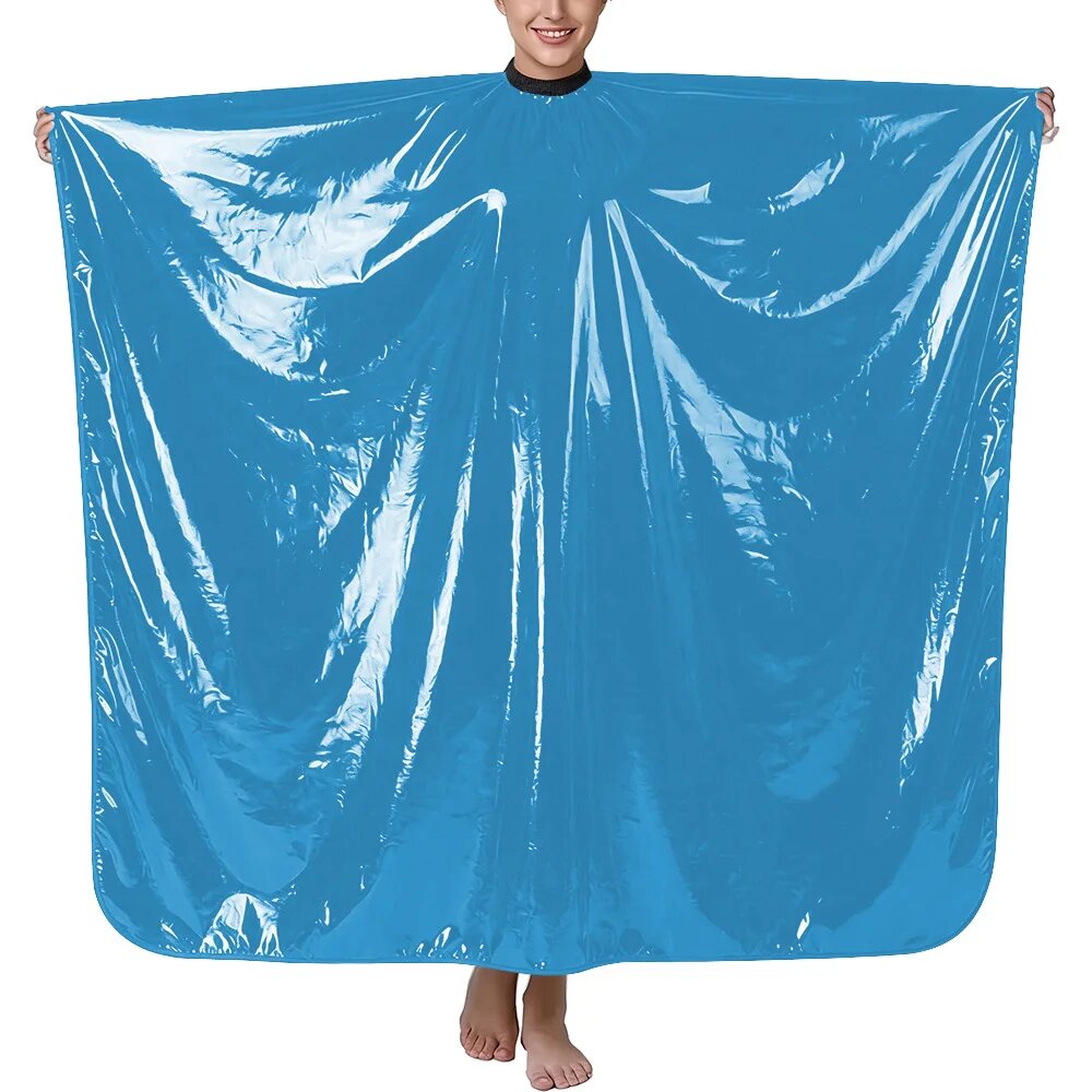 Плащ для стрижки синий Lake Blue, M