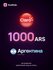 Пополнение баланса Claro Аргентина 1000 песо (ARS) | мобильная связь, prepaid, б...