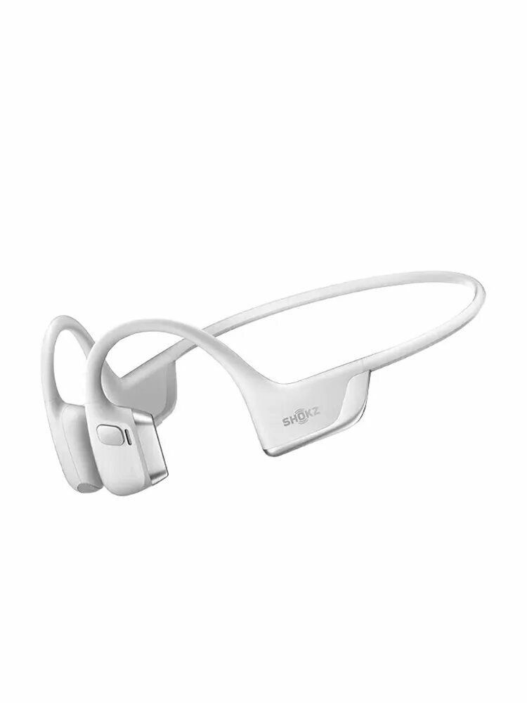 SHOKZ Наушники беспроводные с микрофоном, Bluetooth, светло-серый