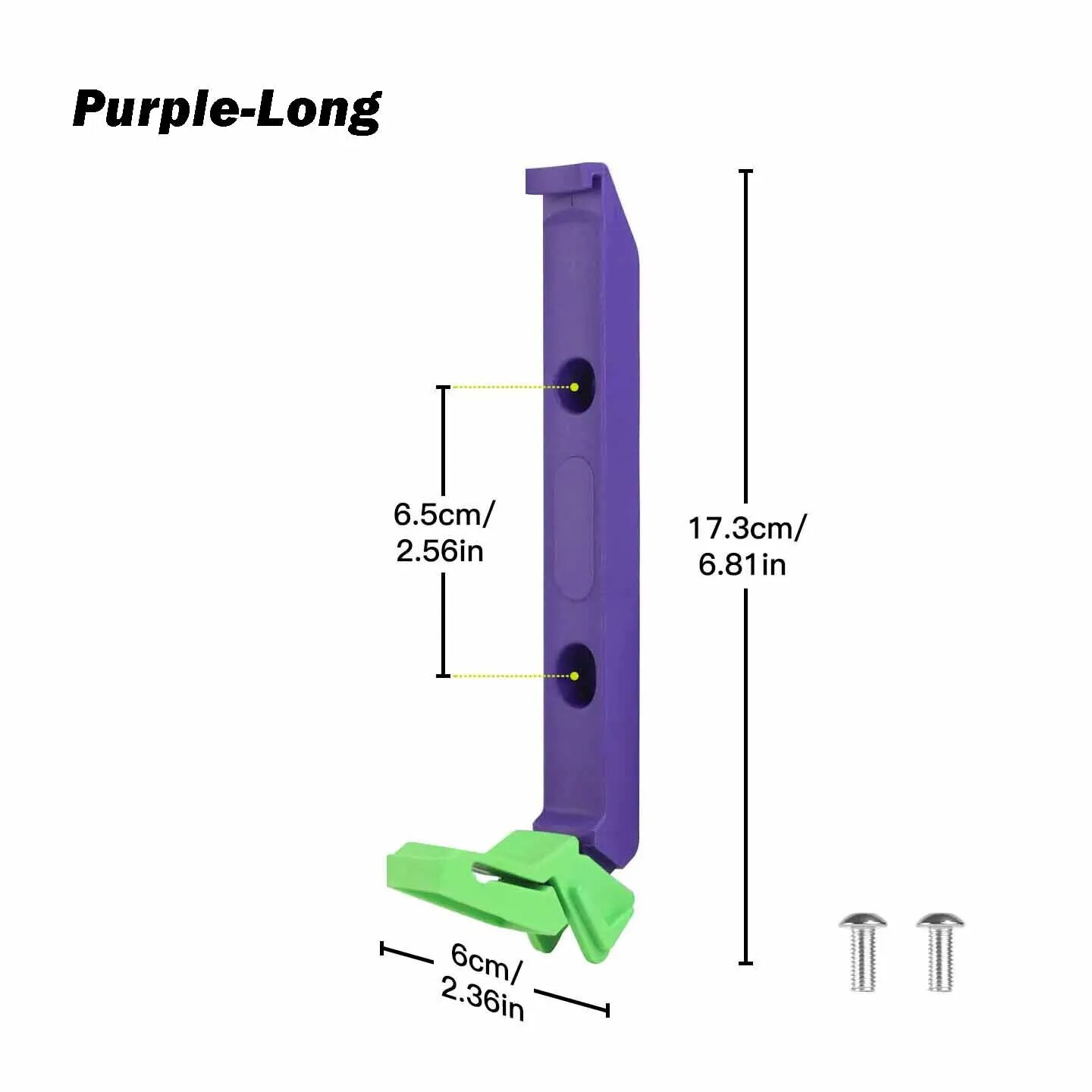 Портативный алюминиевый держатель для банки на велосипед Фиолетовый, Long Purple