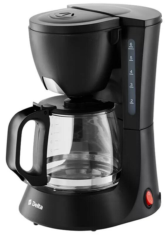 Кофеварка капельная DELTA DL-8153, черный