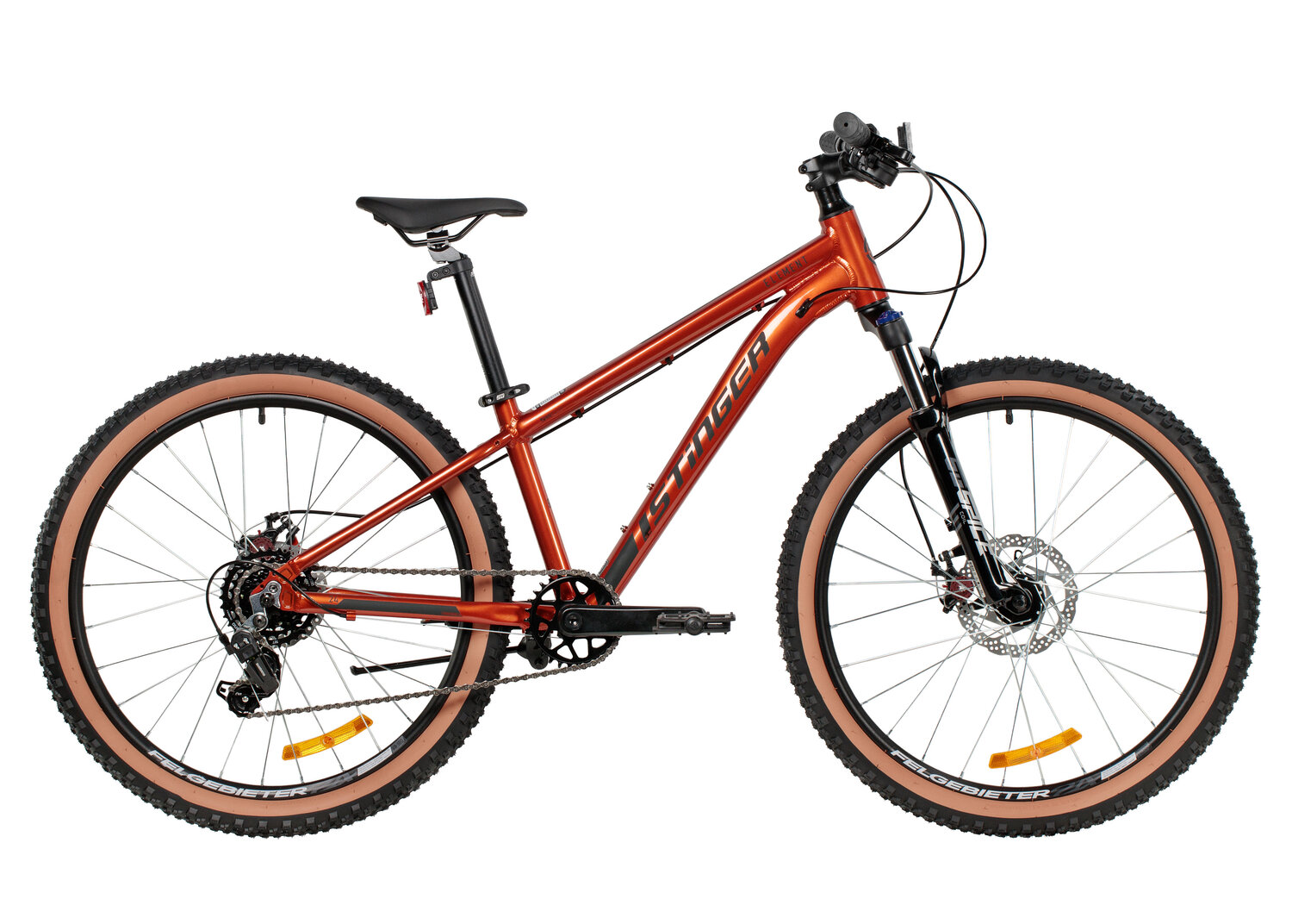 Велосипед Stinger Element 24 (2026) (130-155 см), оранжевый