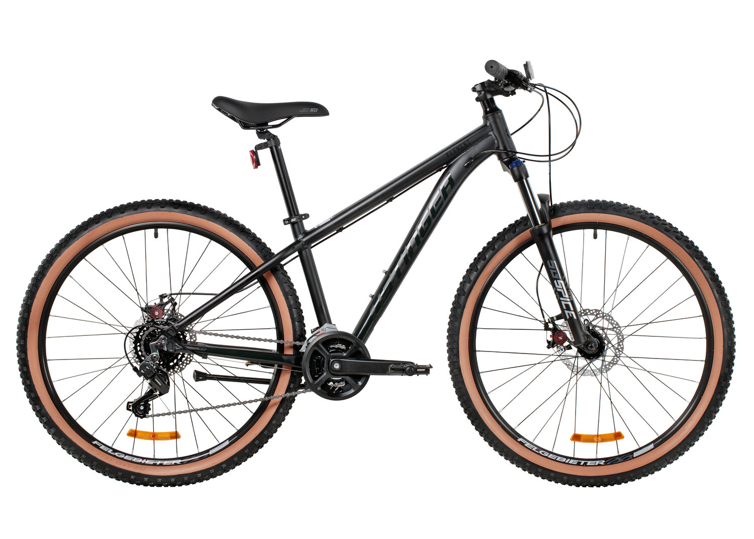 Велосипед Stinger Element 26 (2026), рама XS (130-155 см), черный-черный