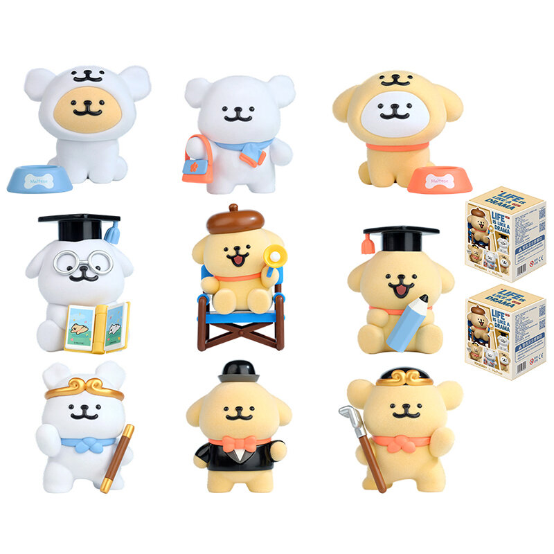 TOP TOY Maltese, Golden Retriever, White Dog Life Theater Mystery Boxes, 2 шт.