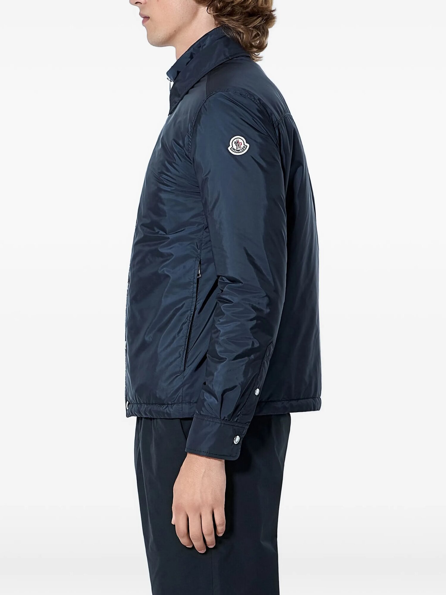 Куртка Moncler Button-down elasticated-hem jacket, размер 50 — фото 1