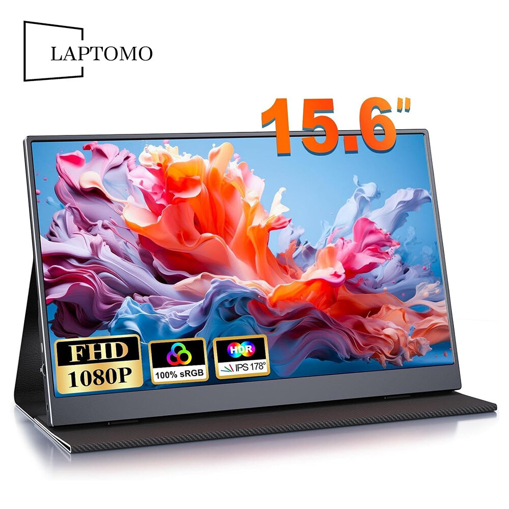 Laptomo 15.6" Монитор (156FCC), IPS, 1920x1080, 60 Гц, черный