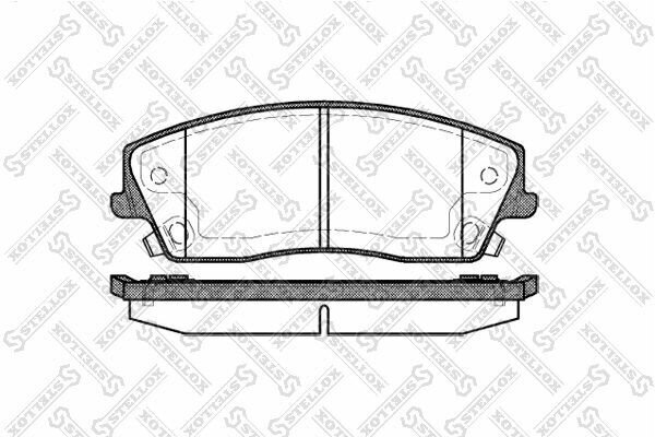 002 013-SX Колодки тормозные CHRYSLER 300C 04- передн.