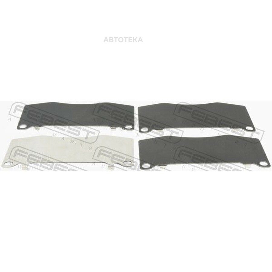 Комплект монтажный для дисковых колодок TOYOTA LAND CRUISER PRADO 150 2009-2017 0103-TRJ150F FEBEST 0103TRJ150F