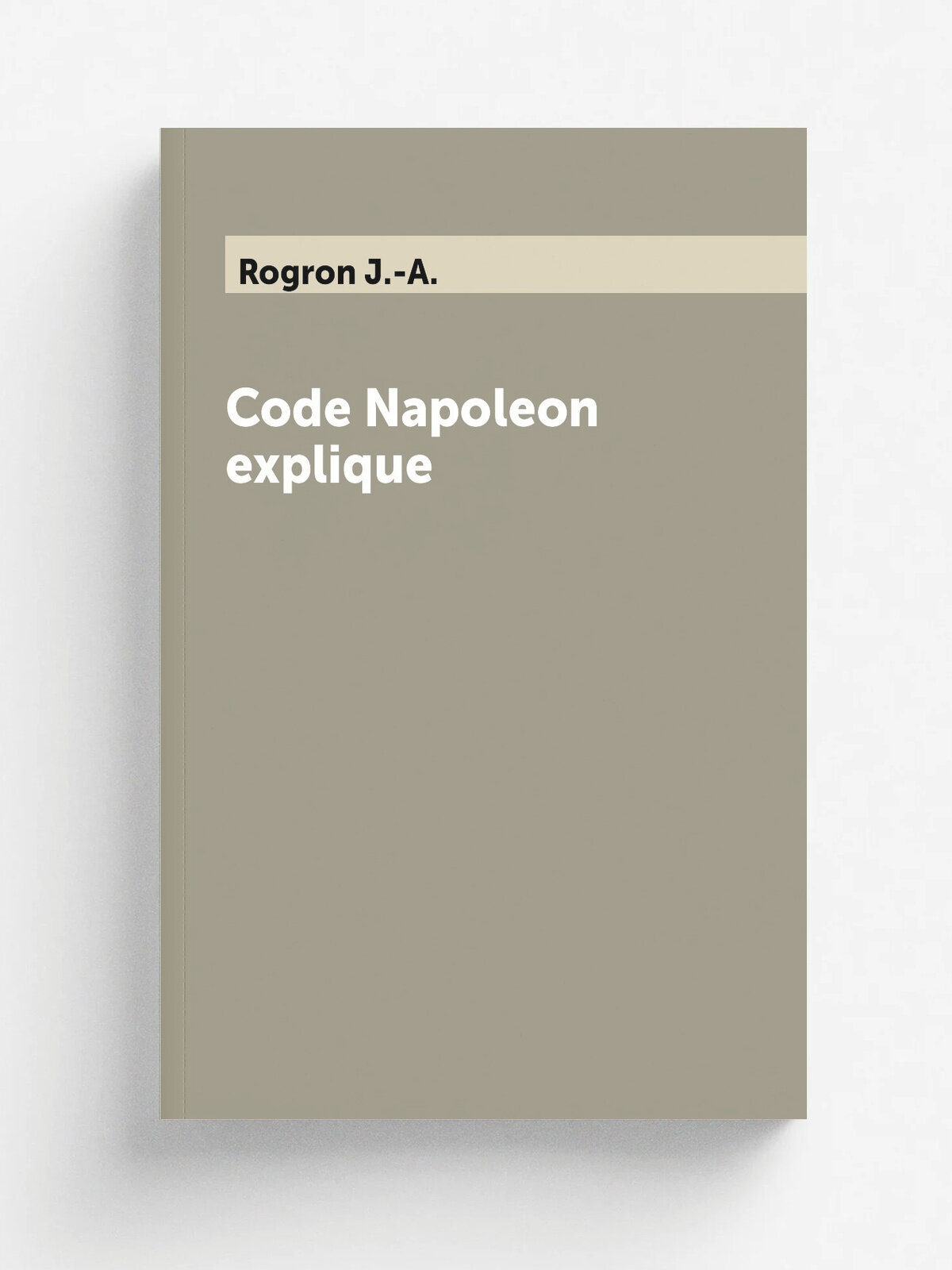 Code Napoleon explique