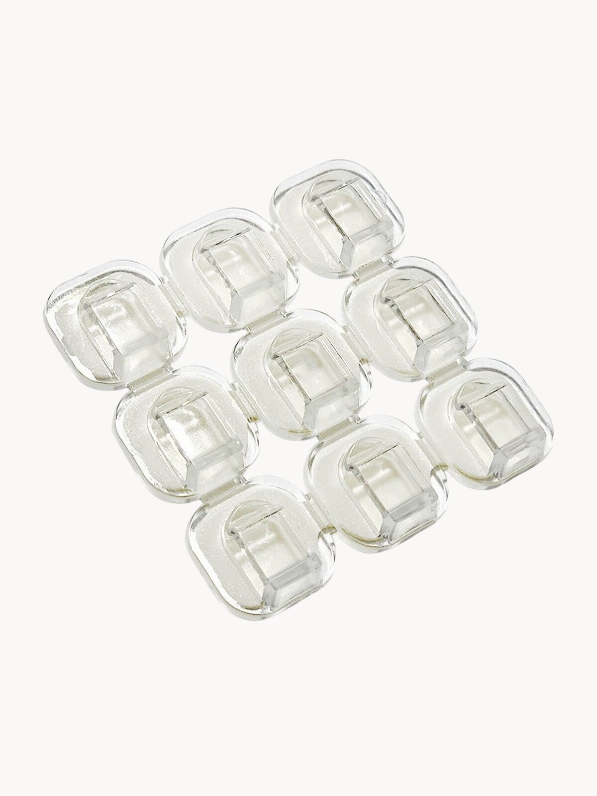 Держатели для проводов 36 штук прозрачные крючки самоклеящиеся / крепеж для гирлянд и проводов