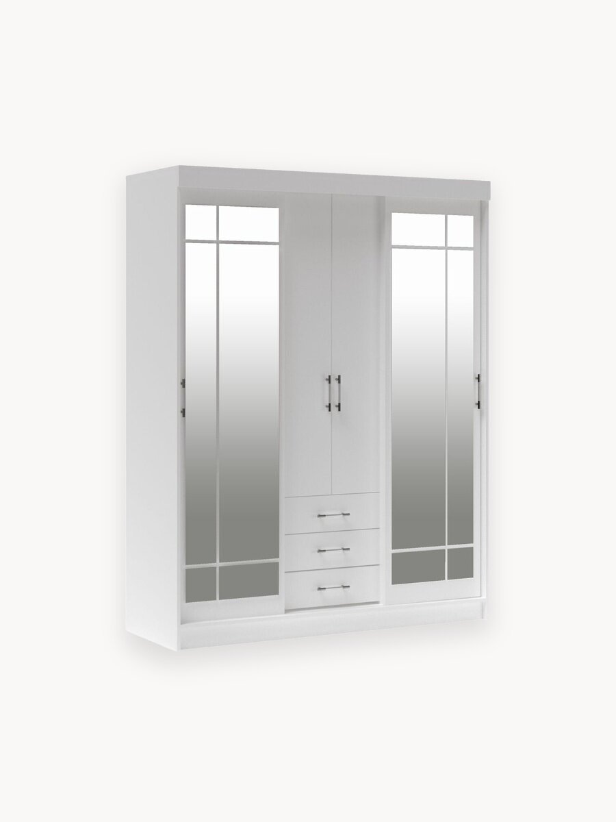 ВМ Мебель, Шкаф распашной, Маэстро, 170х220 см, Белый