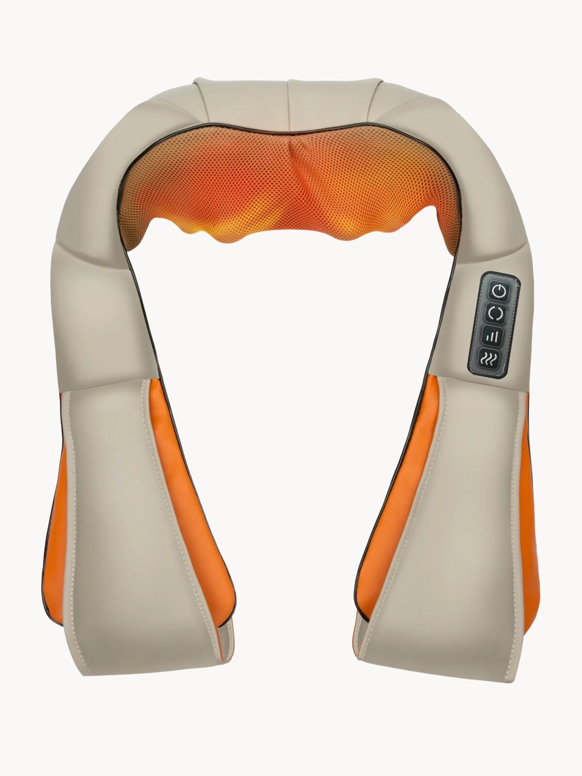 Комбинированный массажер для тела универсальный, массажер для ног, шеи, спины, бежевый