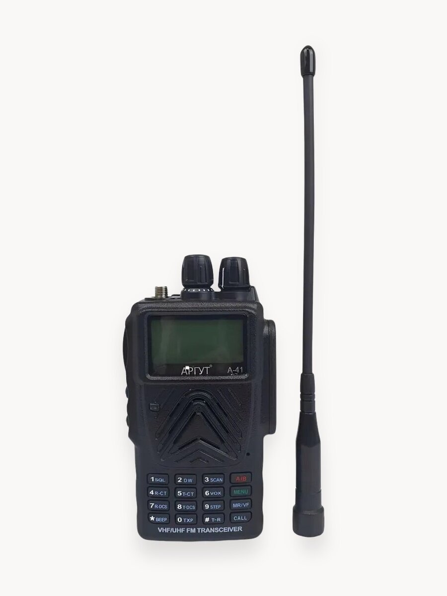 Рация Aргут A-41 VHF/UHF мобильная с дисплеем, 27 функций, ударопрочный корпус